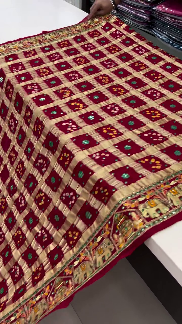 Traditional Gharchola Saree