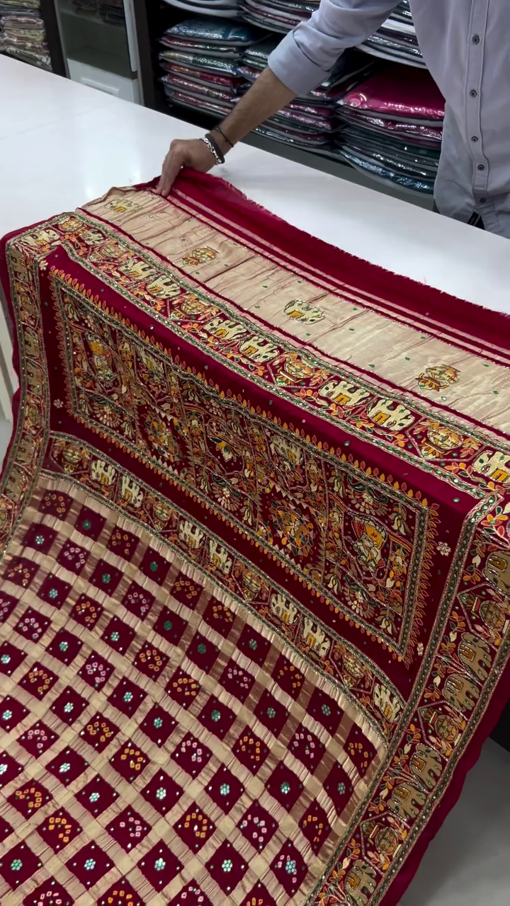 Traditional Gharchola Saree